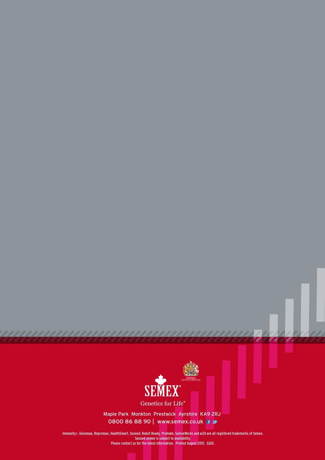 Semex UK - Holstein Sire Directory August 2015 by Semex - Issuu