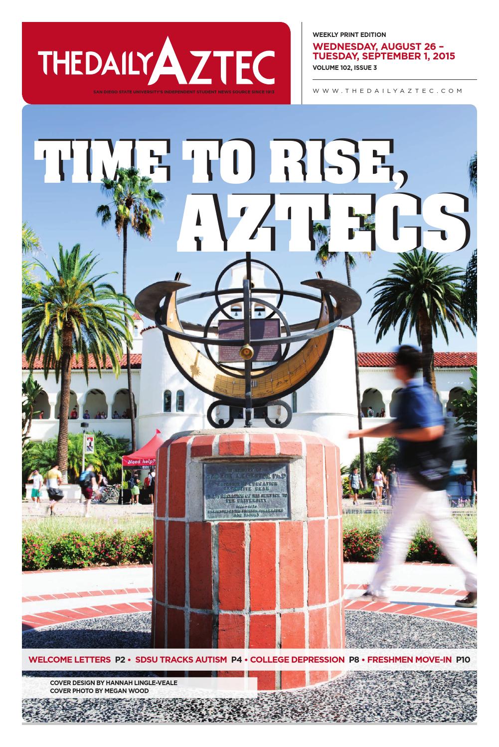 08-26-2015 by The Daily Aztec - Issuu