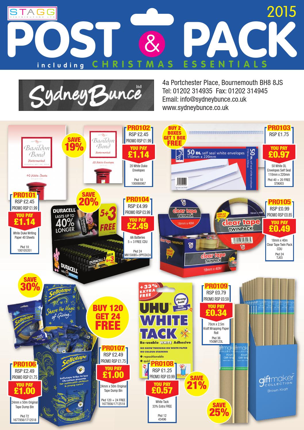 STAGG Post & Pack Promotion SB 2015 by STAGG Distributors - Issuu