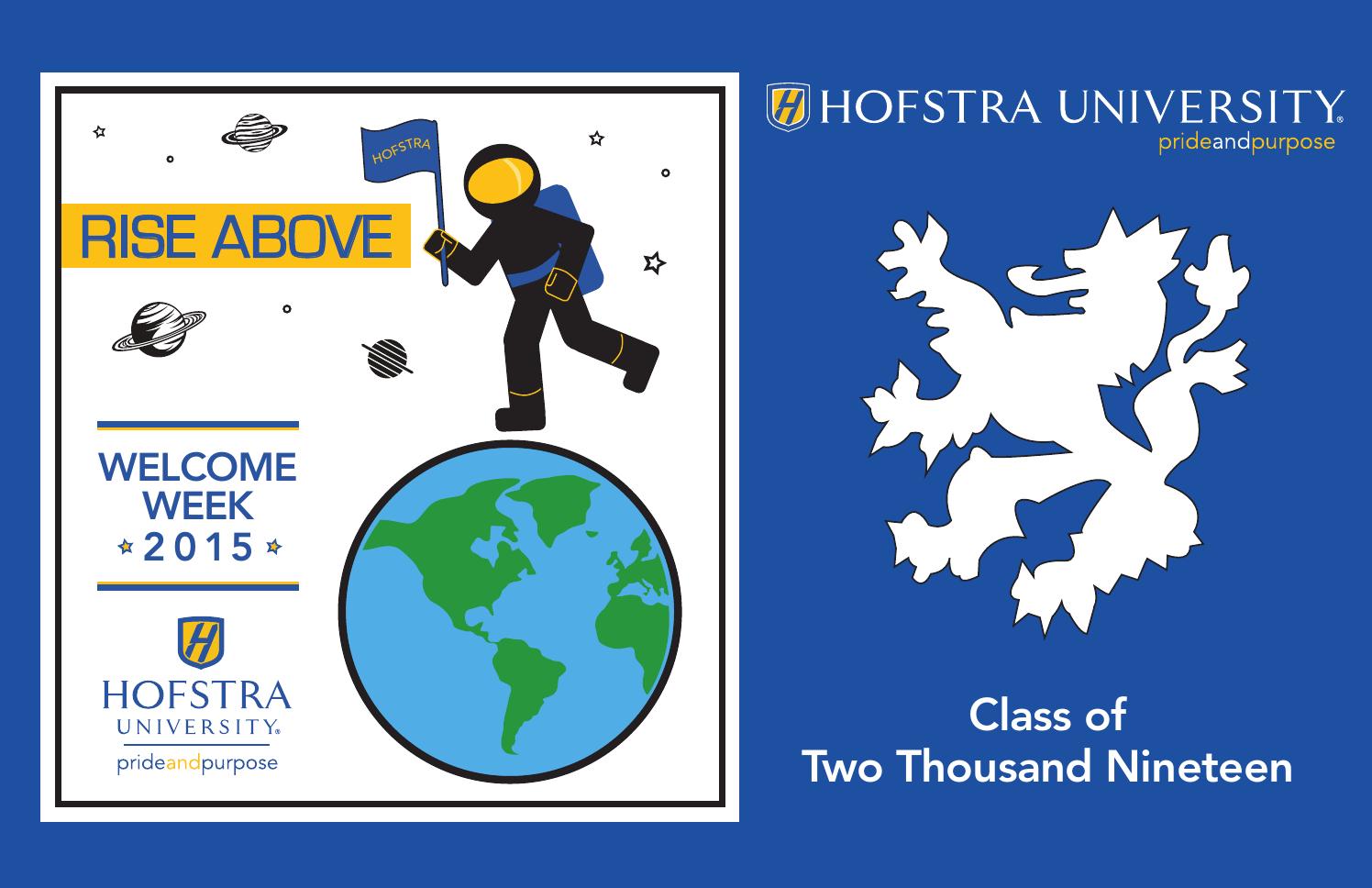 Welcome week brochure by Hofstra University - Issuu