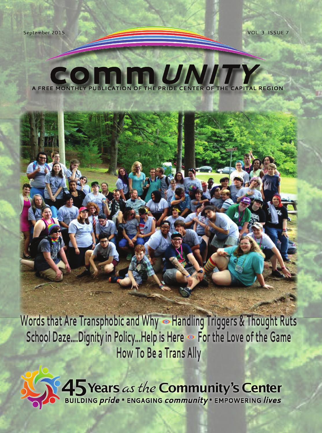 CommUNITY Magazine (vol 3 iss 7 ) by Pride Center of the Capital Region ...