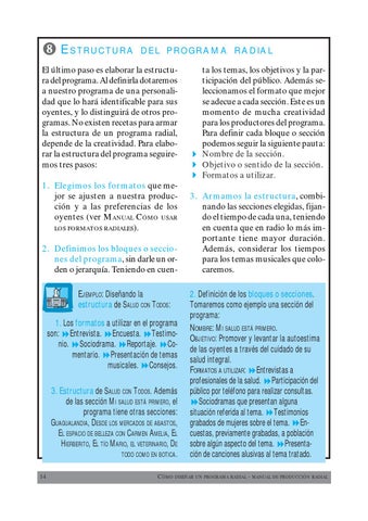 Cómo diseñar un programa radial by ACS Calandria - Issuu