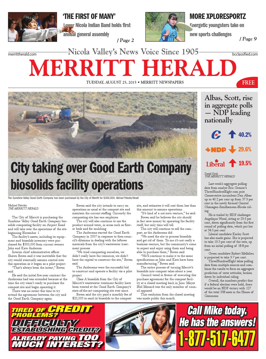 Aug 25 full document by Merritt Herald - Issuu