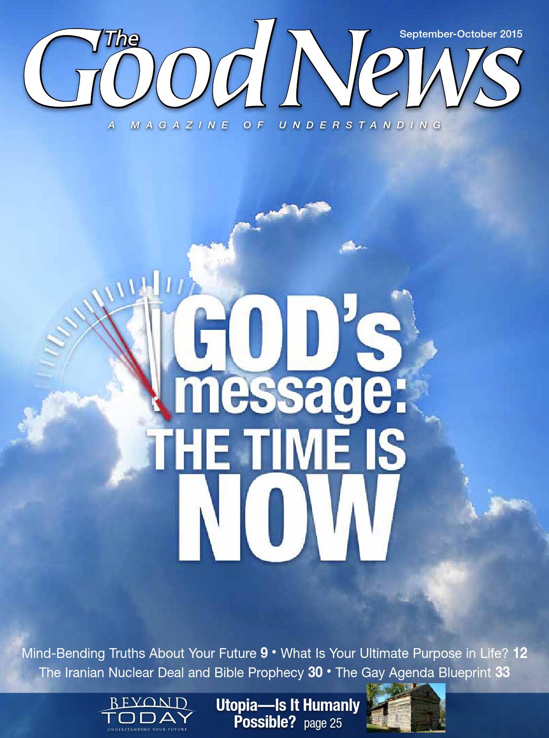 The Good News Magazine - September/October 2015 by United Church of God ...