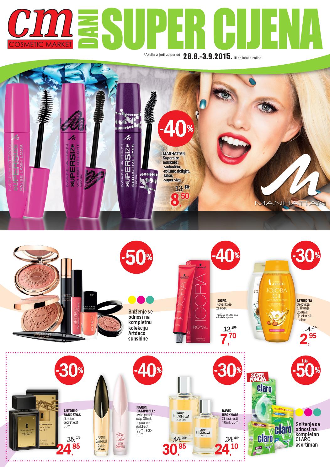 Dani Super Cijena 28.8.-3.9.2015. by CM-Cosmetic Market - Issuu