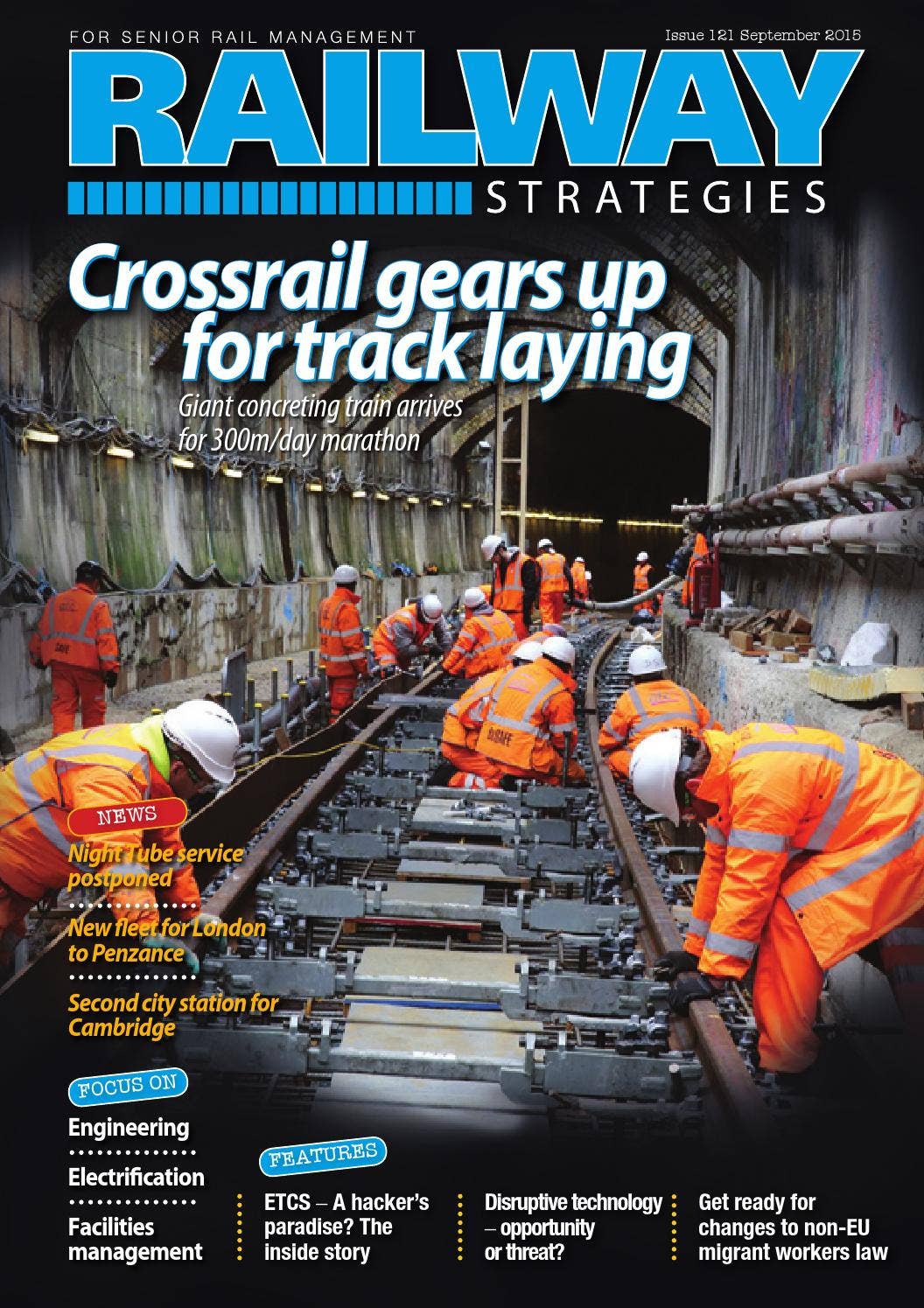 Railway Strategies Issue 121 September 2015 by Finelight Media Group ...
