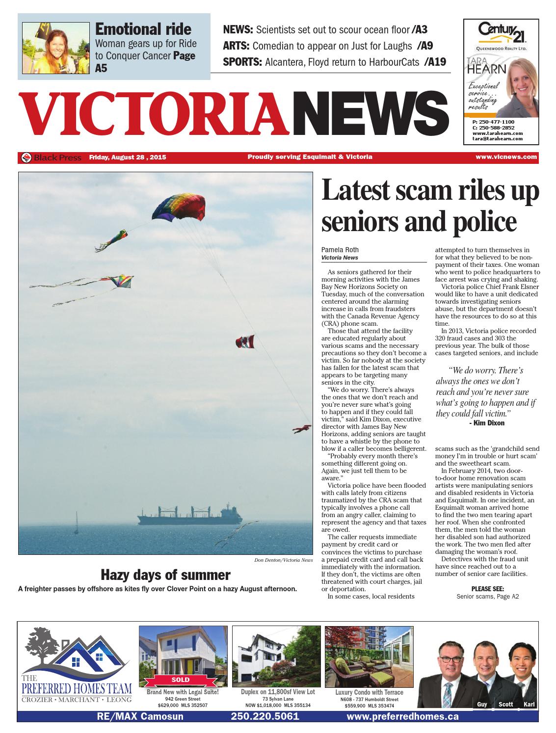 Victoria News, August 28, 2015 by Black Press Media Group - Issuu