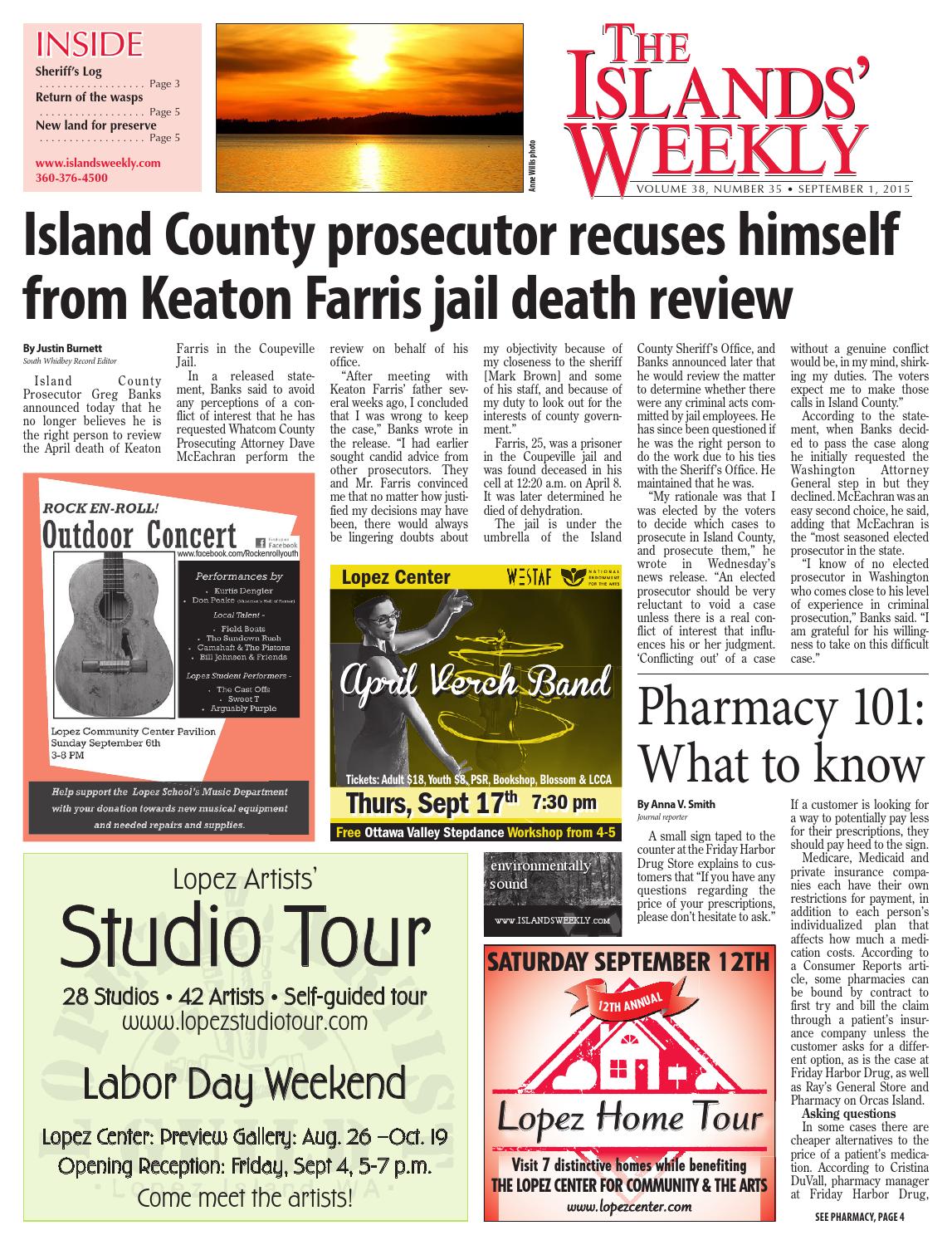 Islands' Weekly, September 01, 2015 by Sound Publishing - Issuu