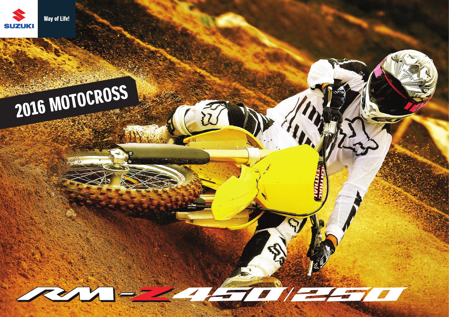 Suzuki RM-Z 450/250 brochure 2016 BEfr by Moteo - Issuu