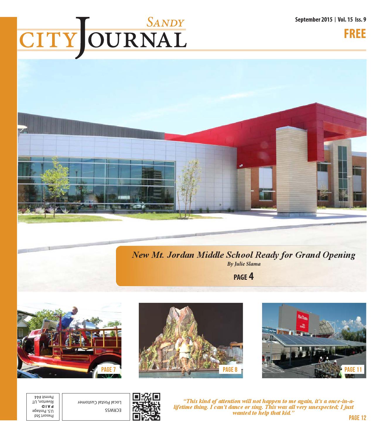 Sandy City Journal September 2015 by The City Journals - Issuu