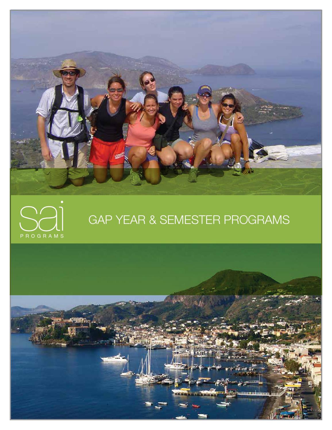 SAI Gap Year Brochure by SAI Programs - Issuu