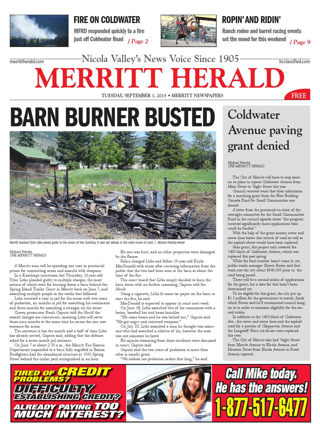 September 1, 2015 full document by Merritt Herald - Issuu