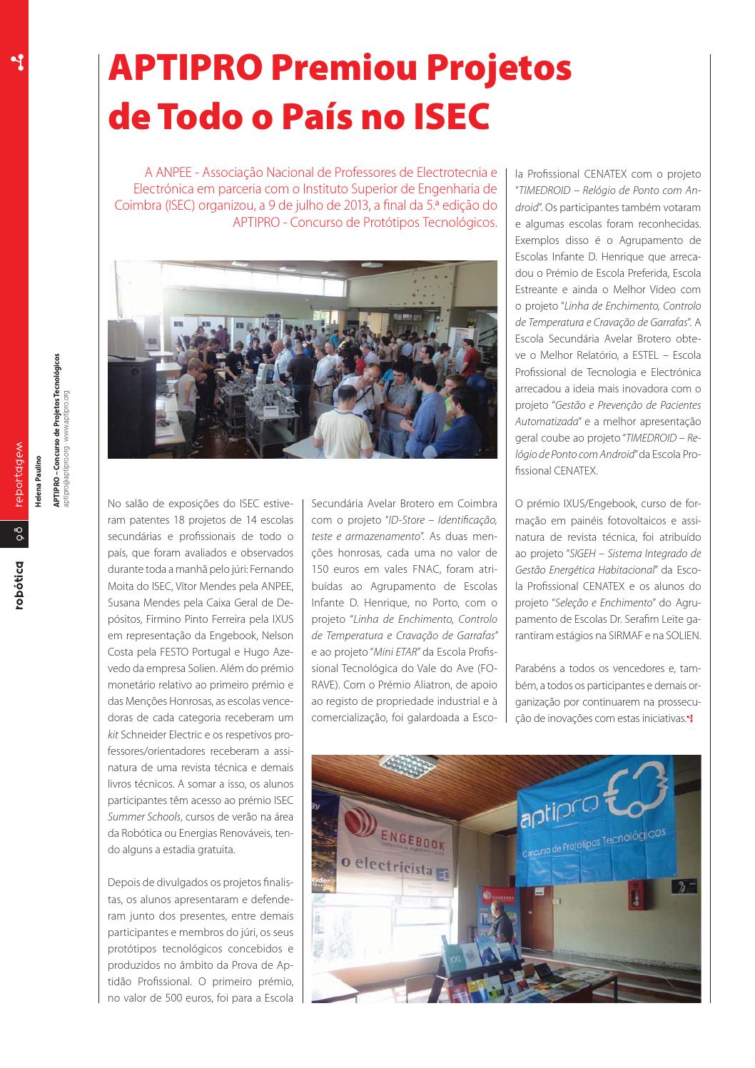 APTIPRO premiou projetos de todo o país no ISEC by cie - Issuu
