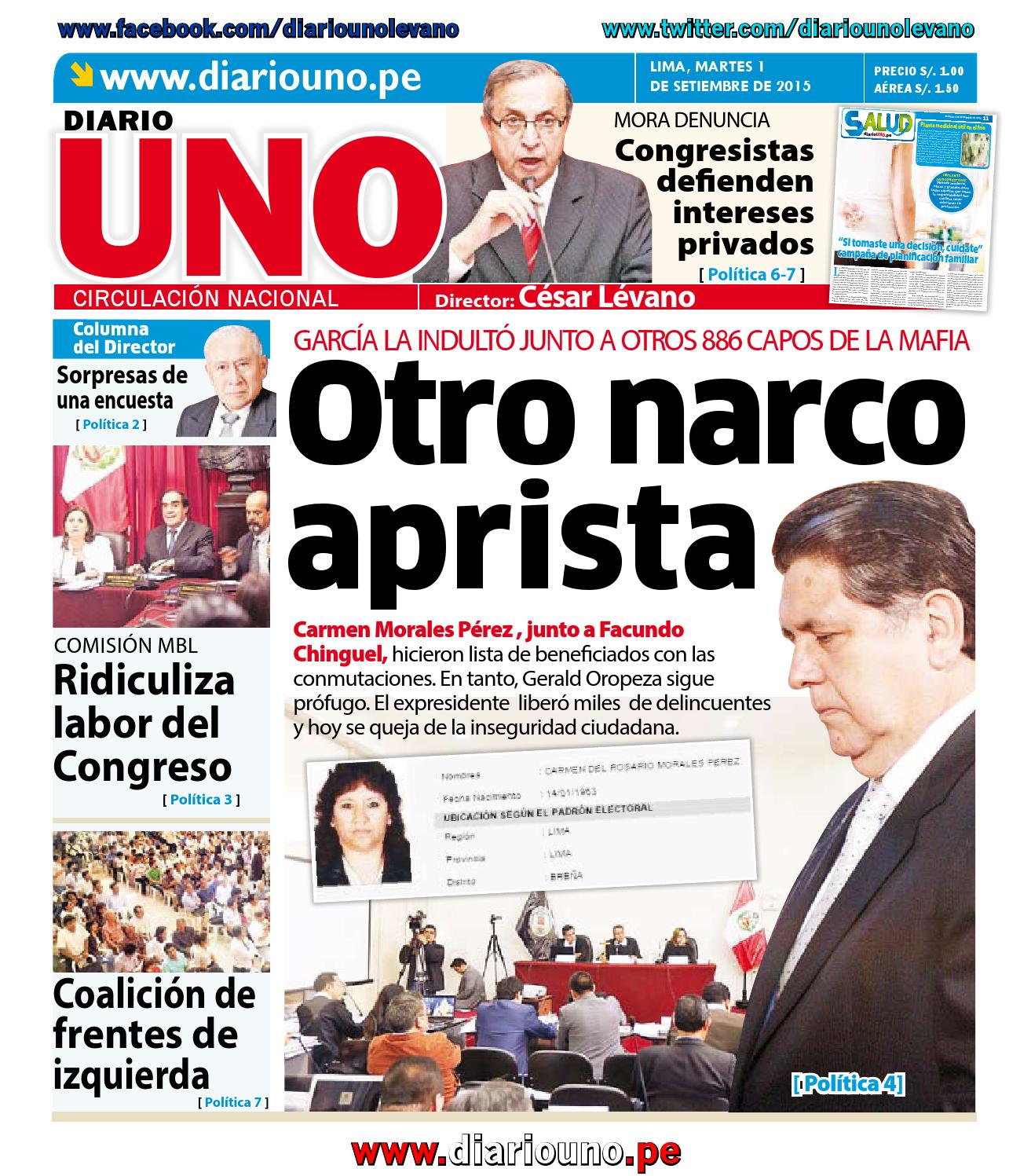 Diario UNO - 01 Setiembre 2015 by Diario UNO - Issuu