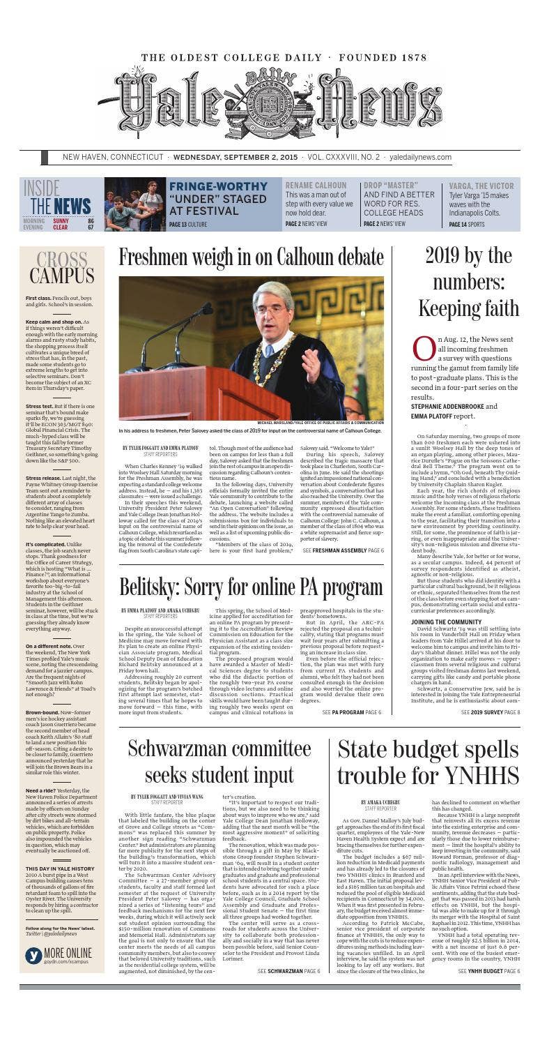 Today's Paper by Yale Daily News - Issuu