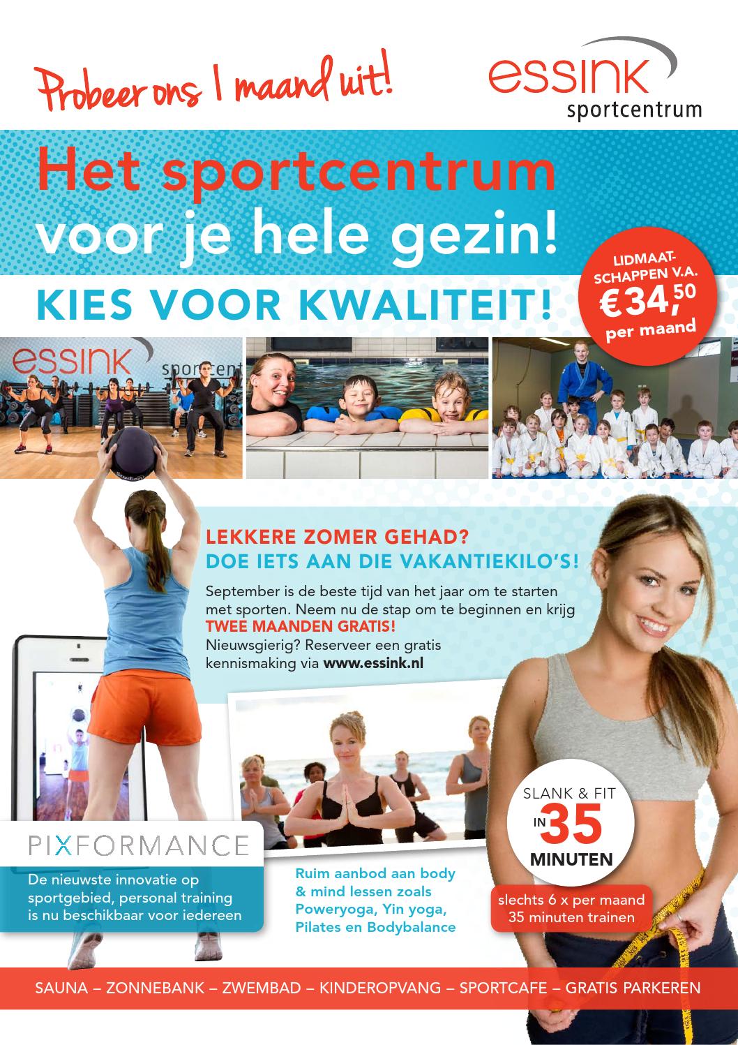 Sportcentrum Essink by Fitness Media - Issuu