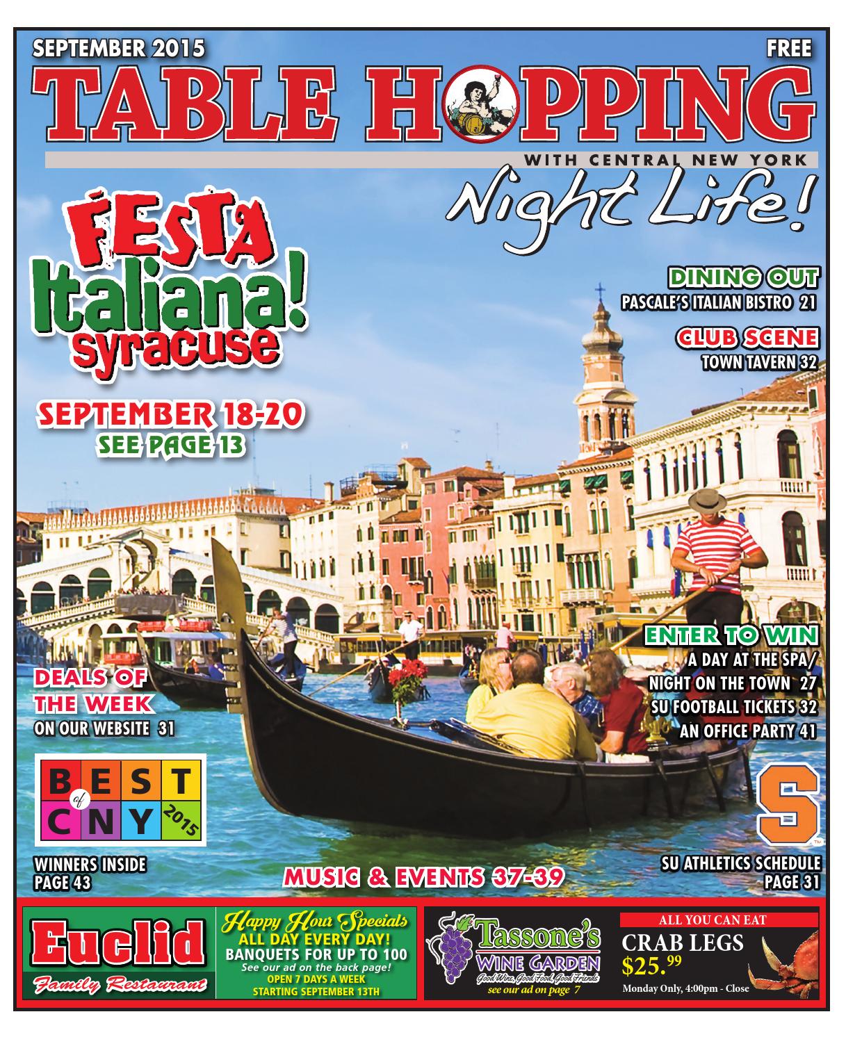 Table Hopping September 2015 by Table Hopping - Issuu