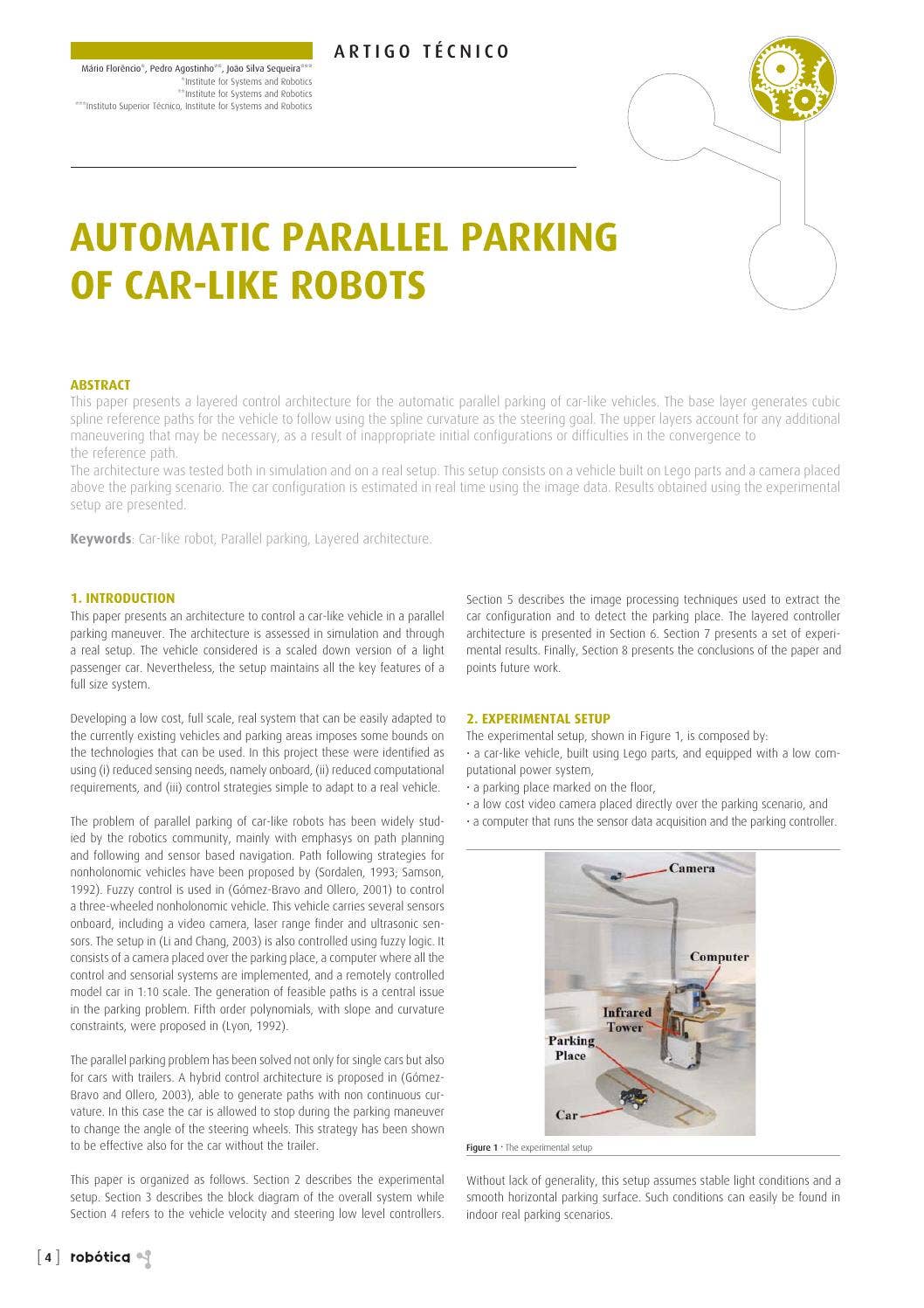 Automatic parallel parking of car-like robots by cie - Issuu