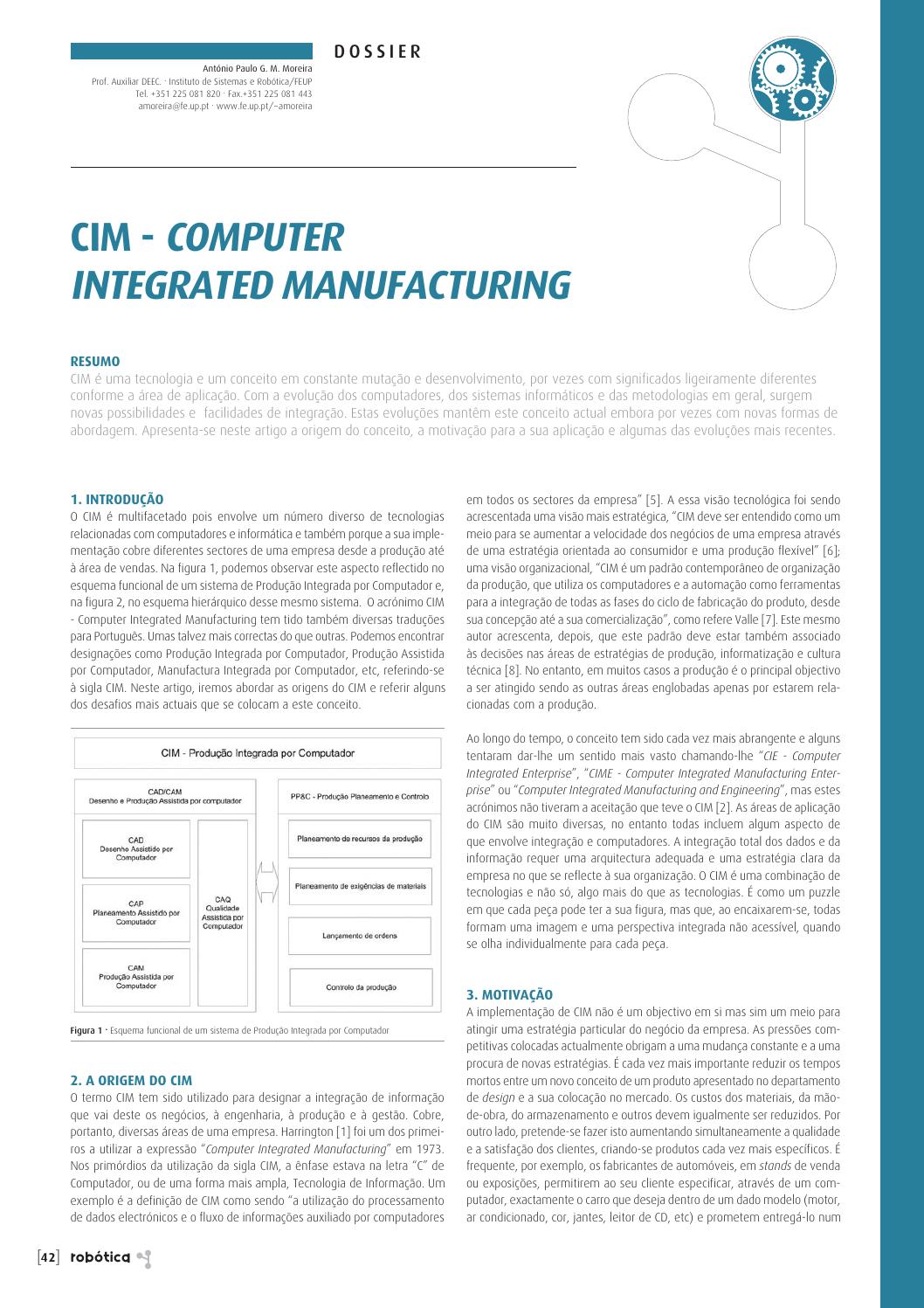 CIM - Computer integrated manufacturing by cie - Issuu