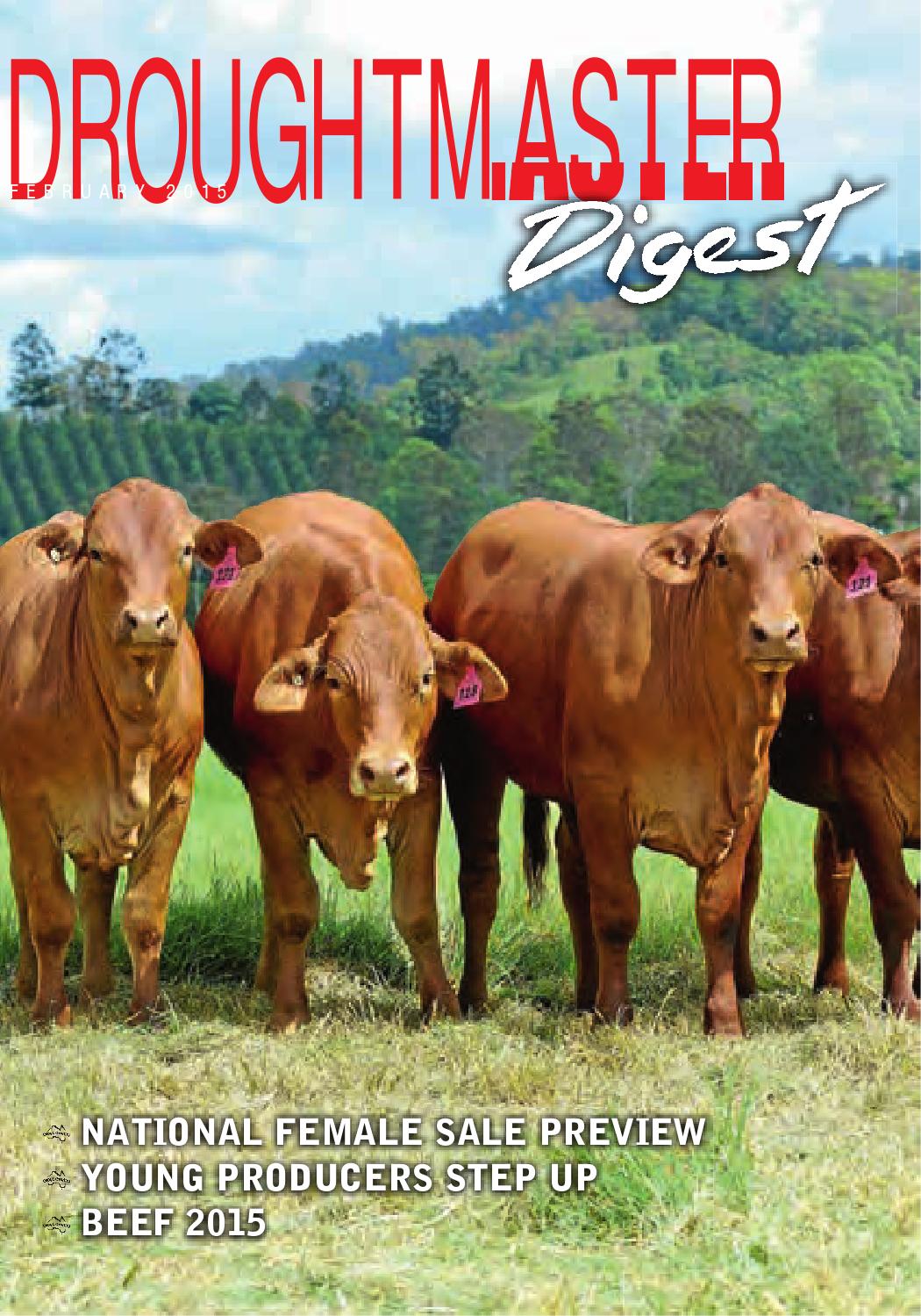 February 2015 Digest by Droughtmaster Australia - Issuu