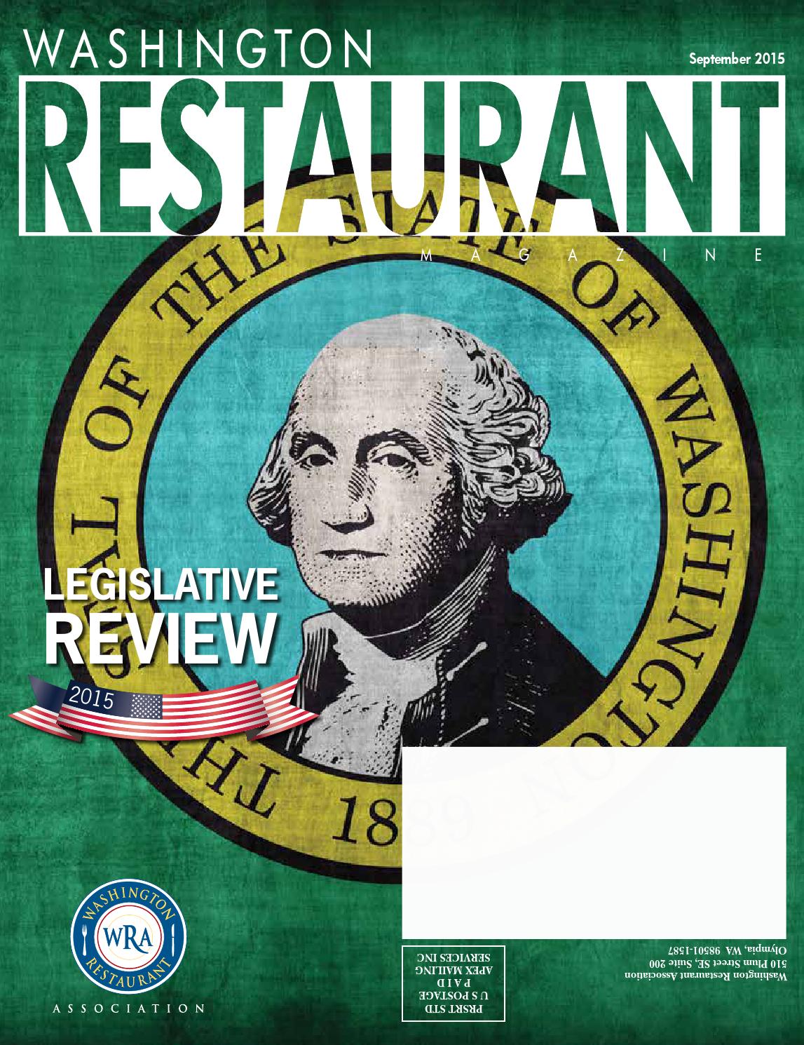 Washington Restaurant Magazine September 2015 by Washington Hospitality ...