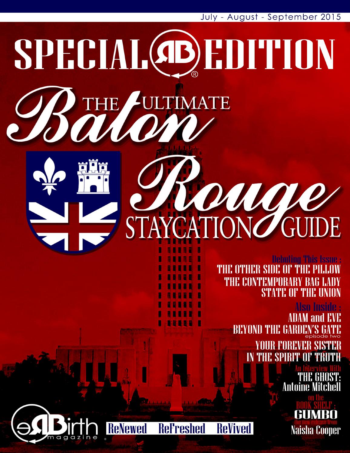 ReBirth Magazine Special Edition The Baton Rouge Ultimate Staycation ...