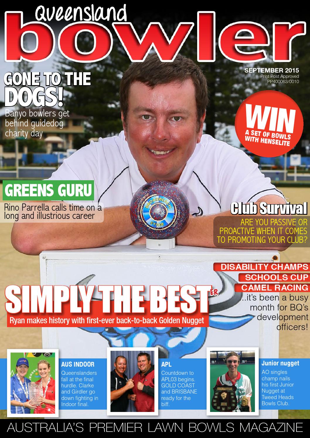 September 2015 by Queensland Bowler - Issuu