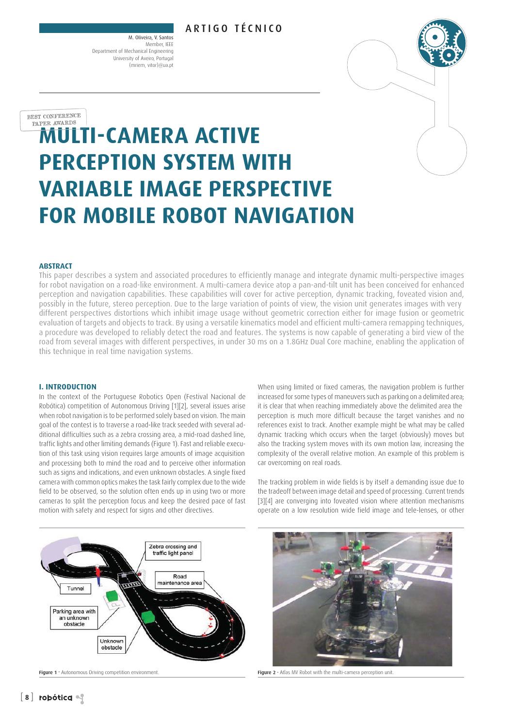 Multi-camera active perception system with variable image perspective ...
