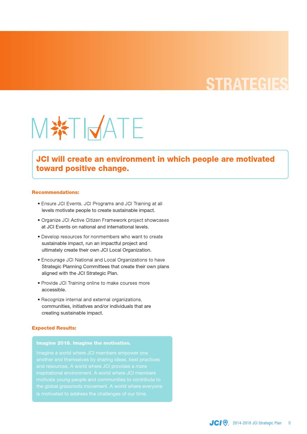 2014–2018 JCI Strategic Plan by Junior Chamber International - Issuu