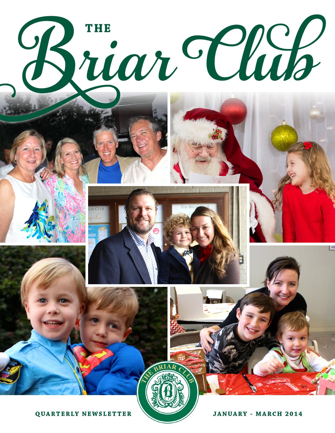 The Briar Club Newsletter: January-March 2014 by The Briar Club - Issuu