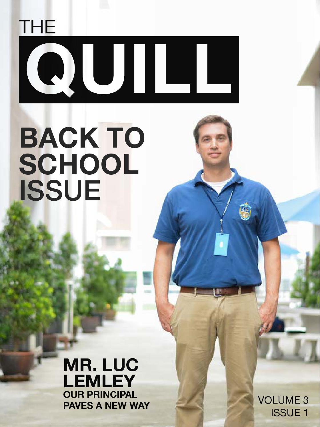 Back To School Issue by The Quill - Issuu