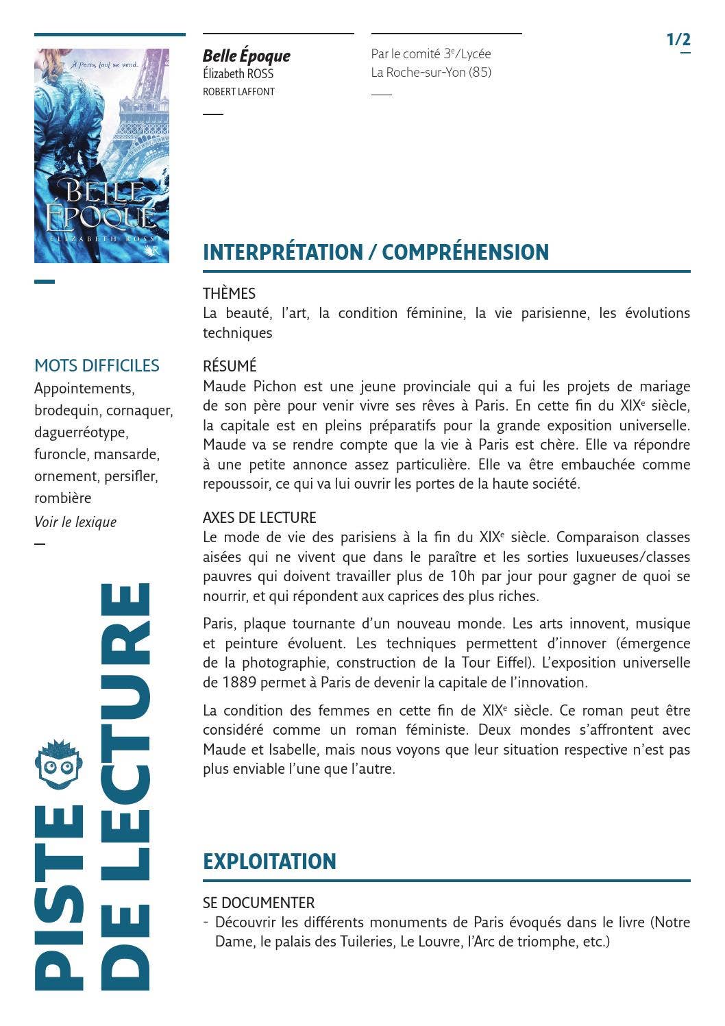Piste de lecture by CDI Vouziers - Issuu