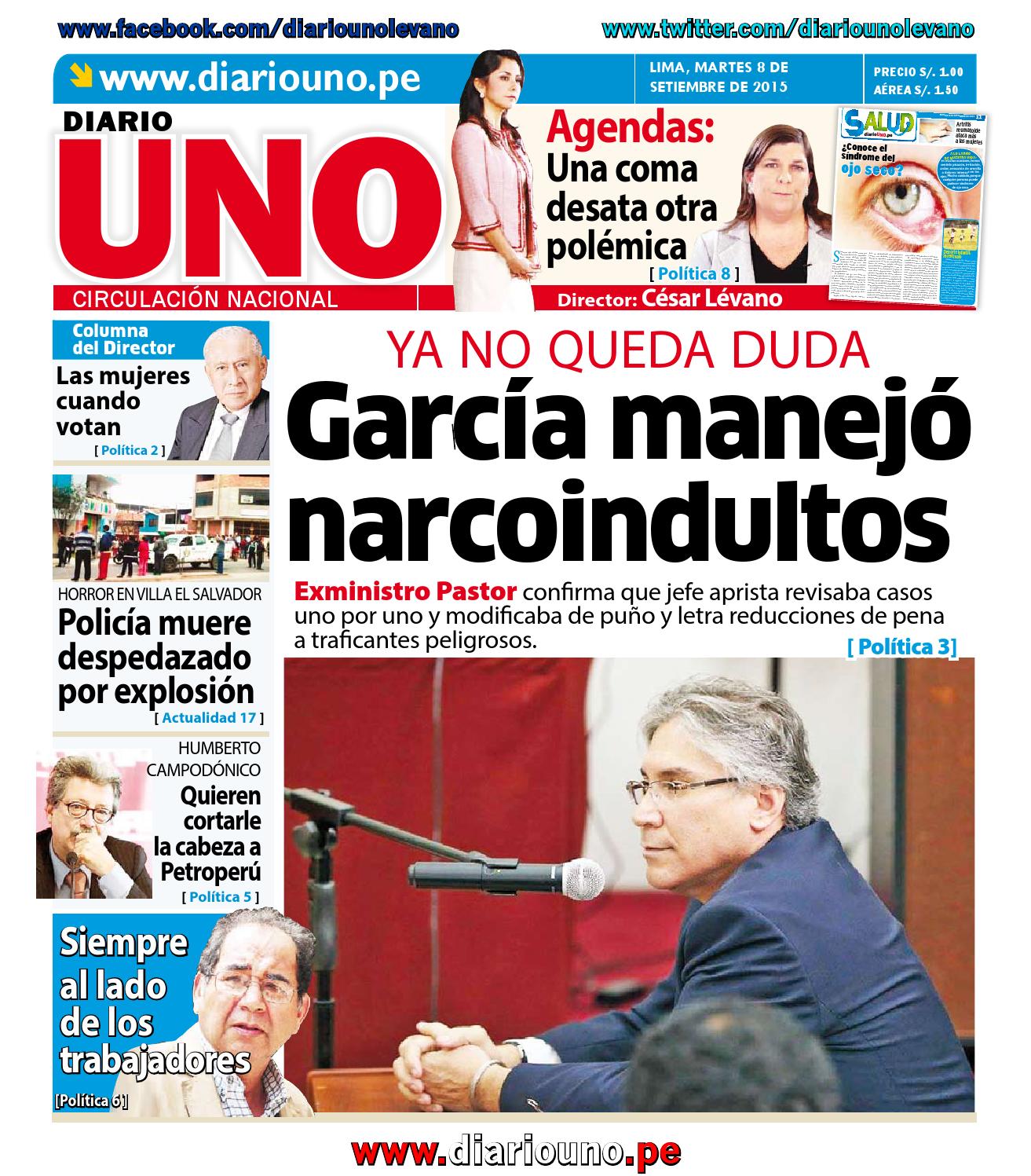 Diario UNO - 08 Setiembre 2015 by Diario UNO - Issuu