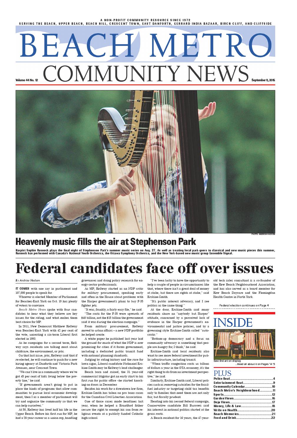 Beach Metro News – 22 September 2015 by Beach Metro News - Issuu