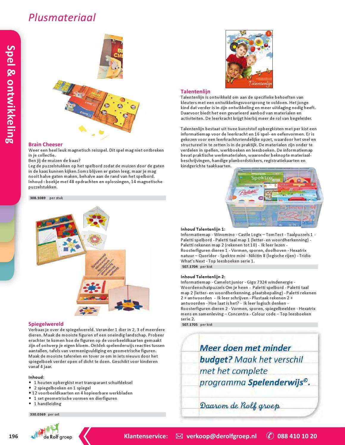 de Rolf groep catalogus kinderopvang - spel & ontwikkeling by de Rolf ...