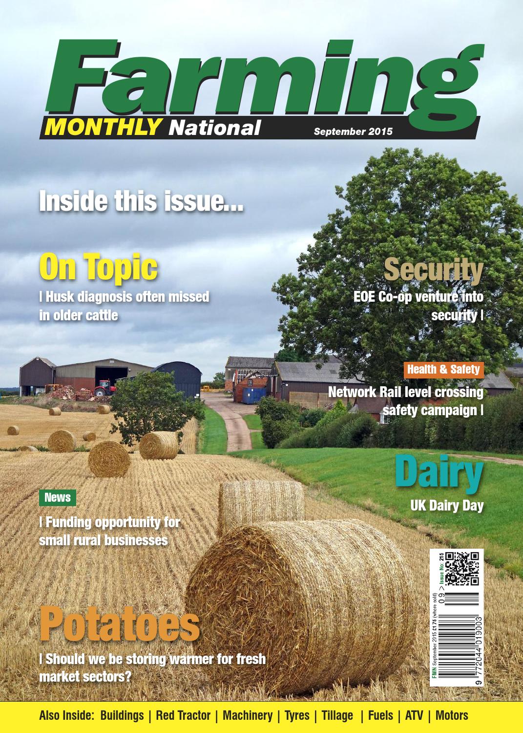September 2015 Farming Monthly by Farming Monthly Ltd - Issuu