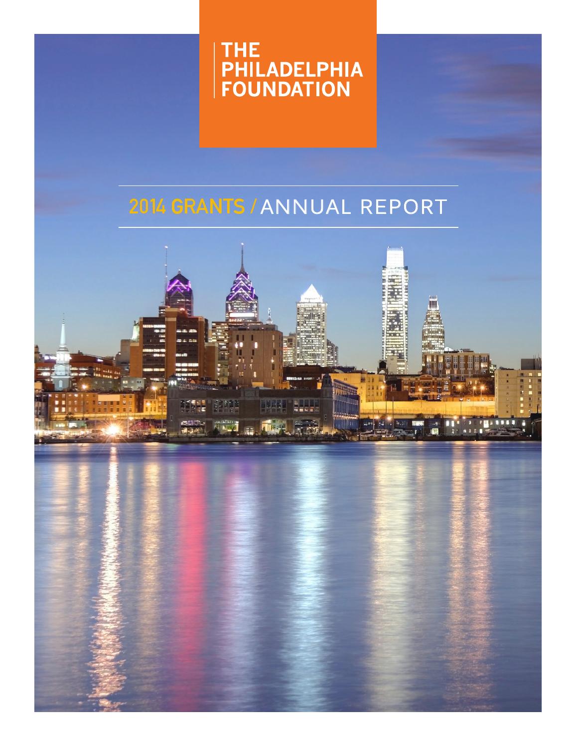 Tpf grants 2014 by The Philadelphia Foundation - Issuu