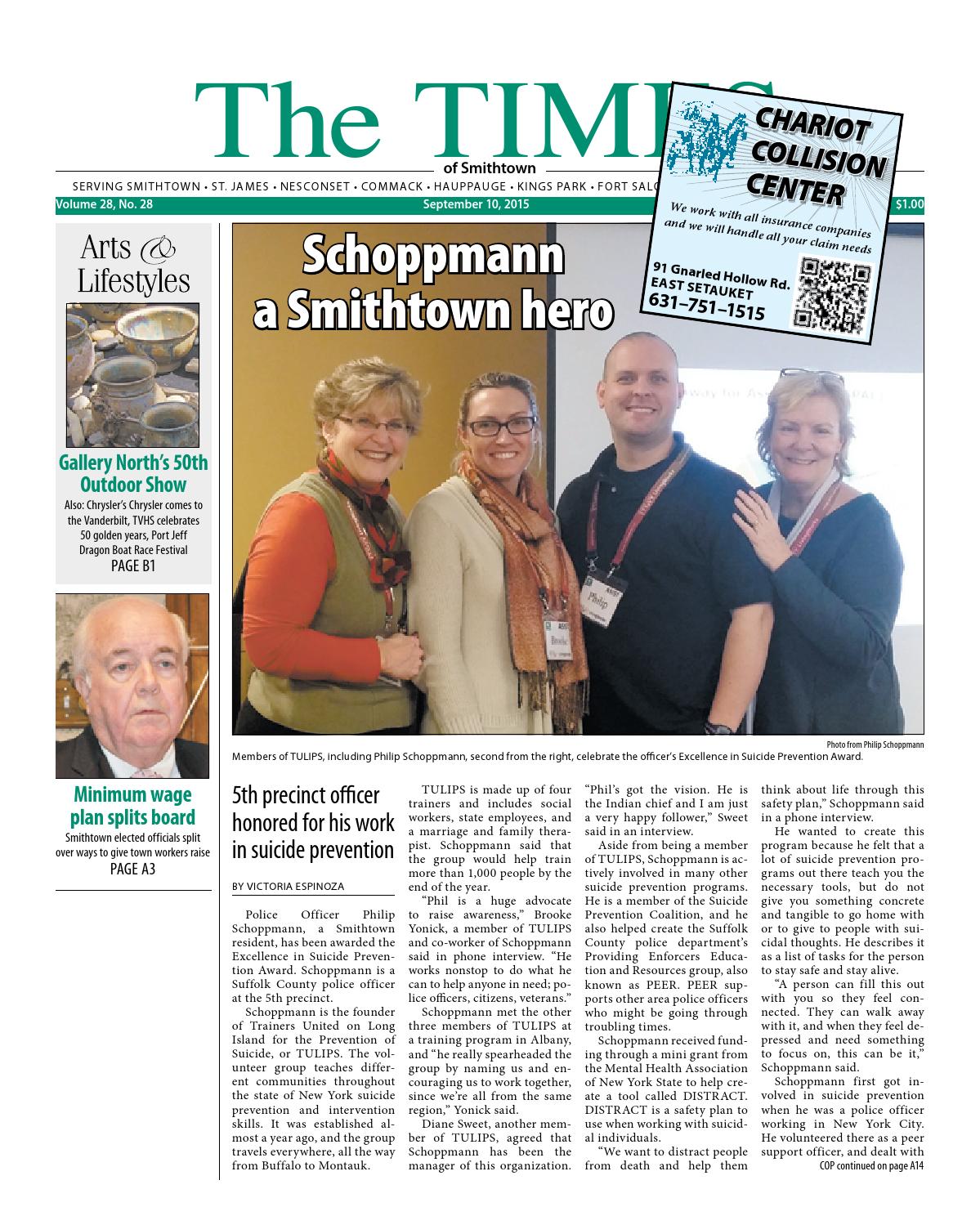 The Times of Smithtown - September 10, 2015 by TBR News Media - Issuu