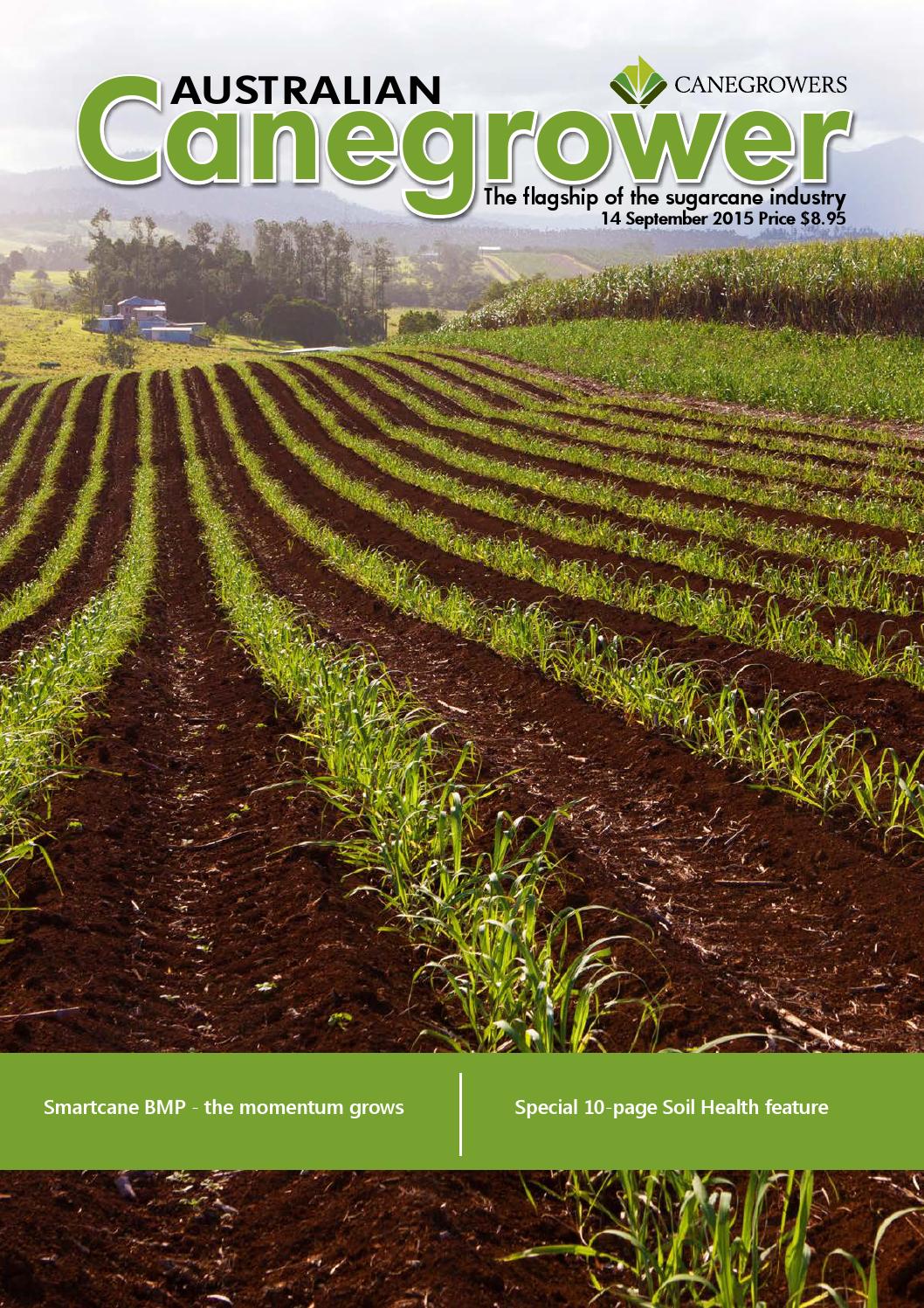 Australian Canegrower - 14 September 2015 by CANEGROWERS - Issuu