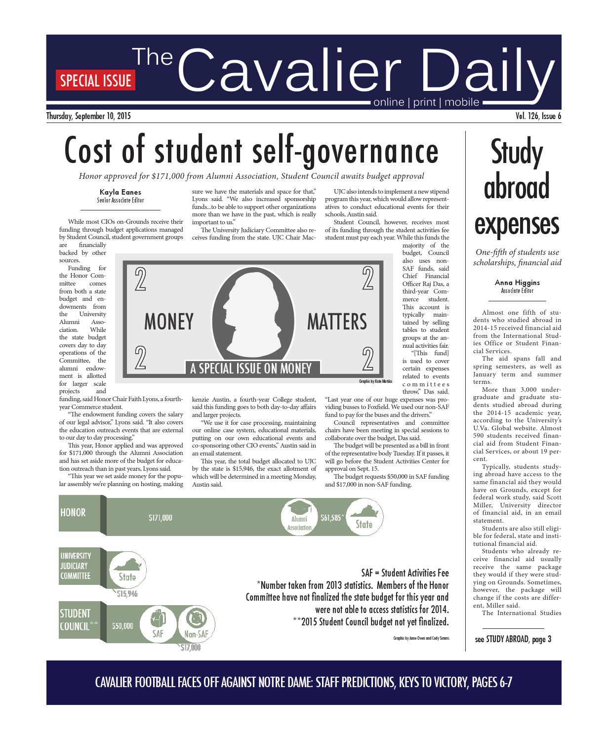 Thursday, September 10, 2015 by The Cavalier Daily - Issuu