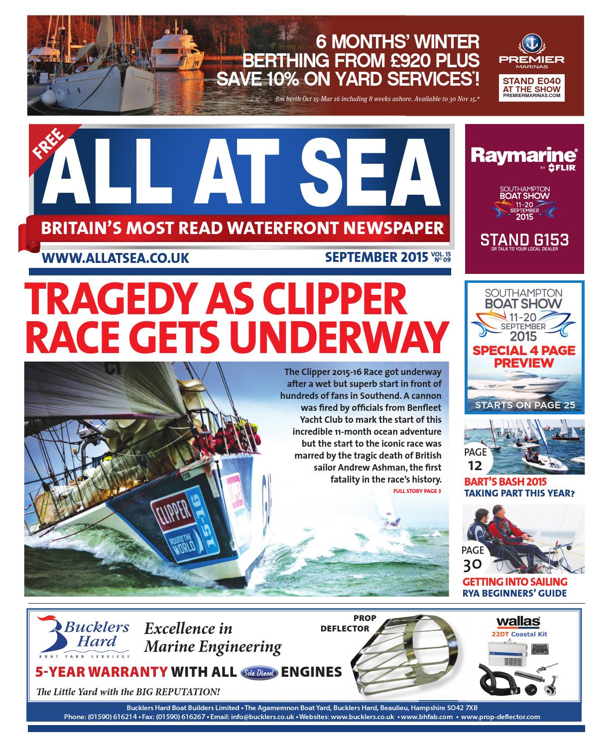 All At Sea september 2015 by All At Sea - Issuu