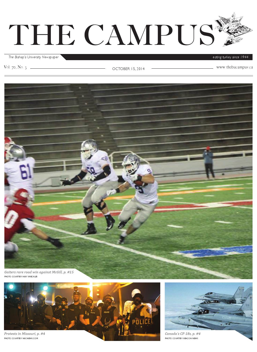 The Campus October 15, 2014 by The Campus Newspaper - Issuu