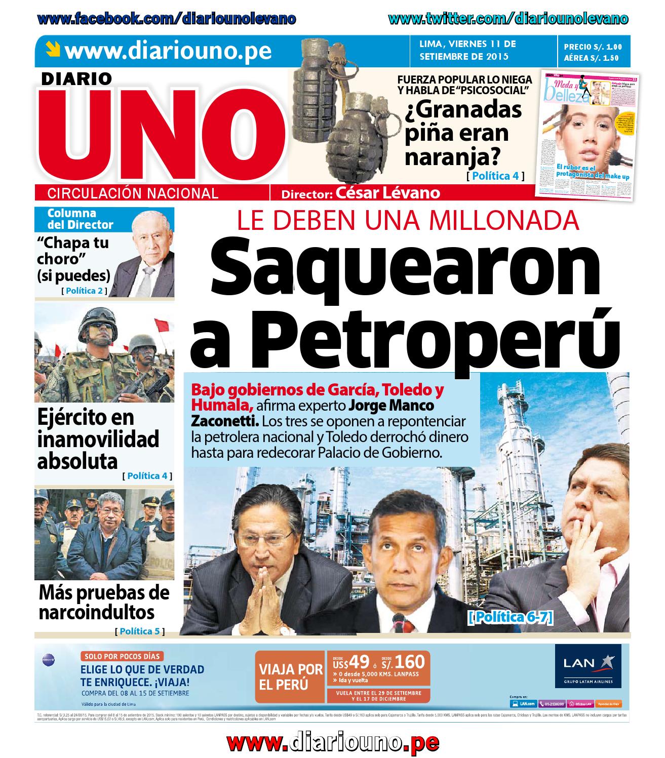 Diario UNO - 11 Setiembre 2015 by Diario UNO - Issuu