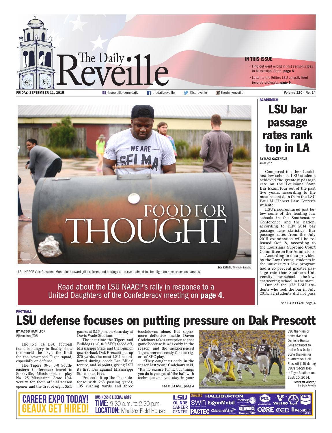 The Daily Reveille - September 11, 2015 by Reveille - Issuu
