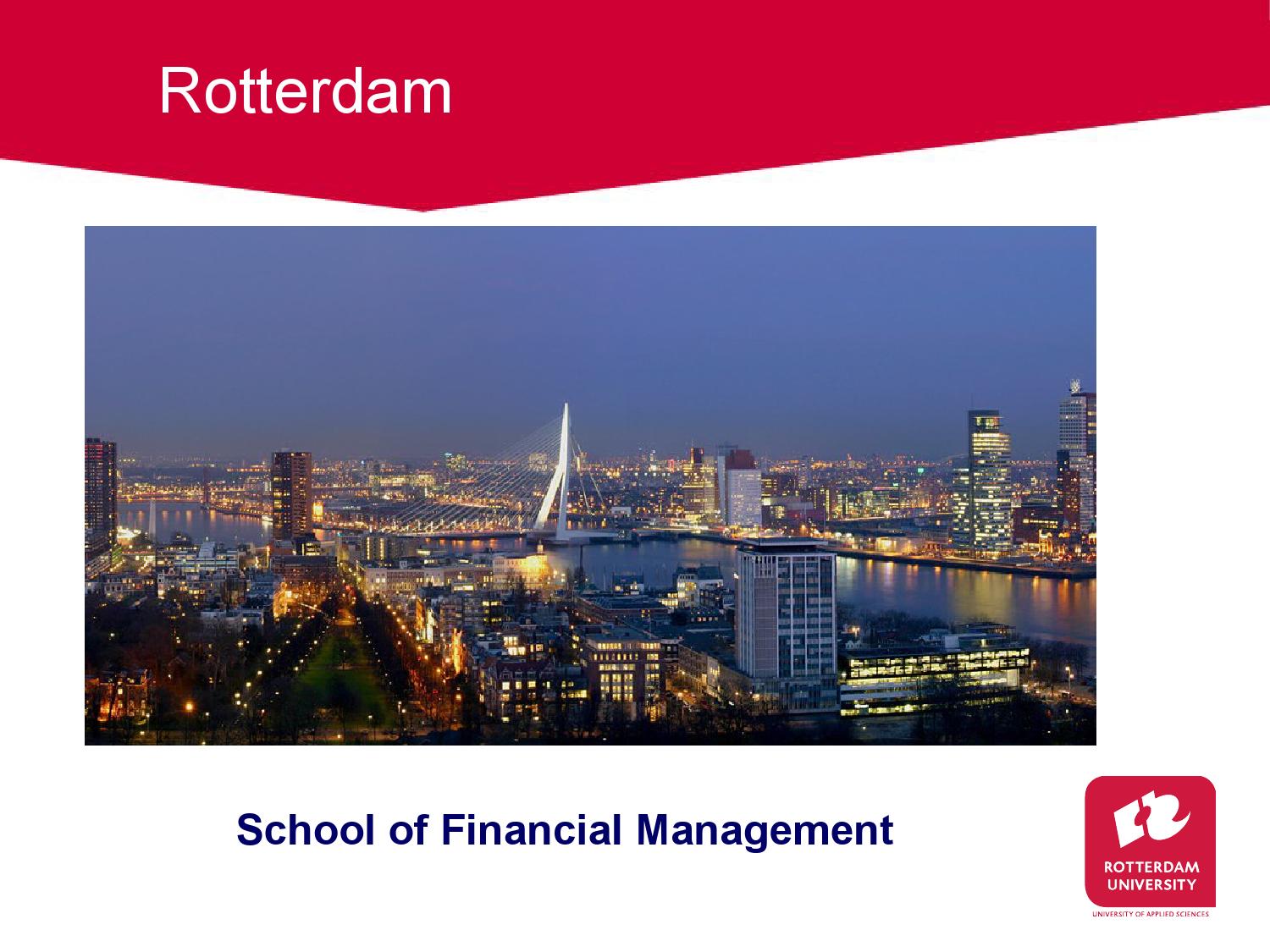 School Of Financial Management '15 by Hogeschool Rotterdam - Issuu