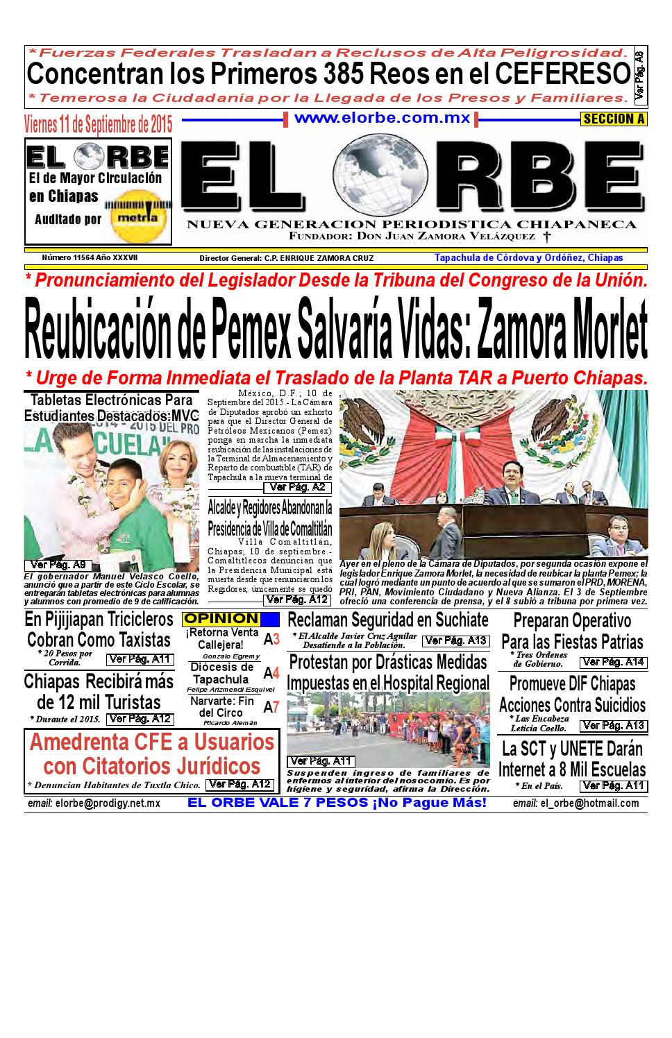 11092015 by El Orbe - Issuu