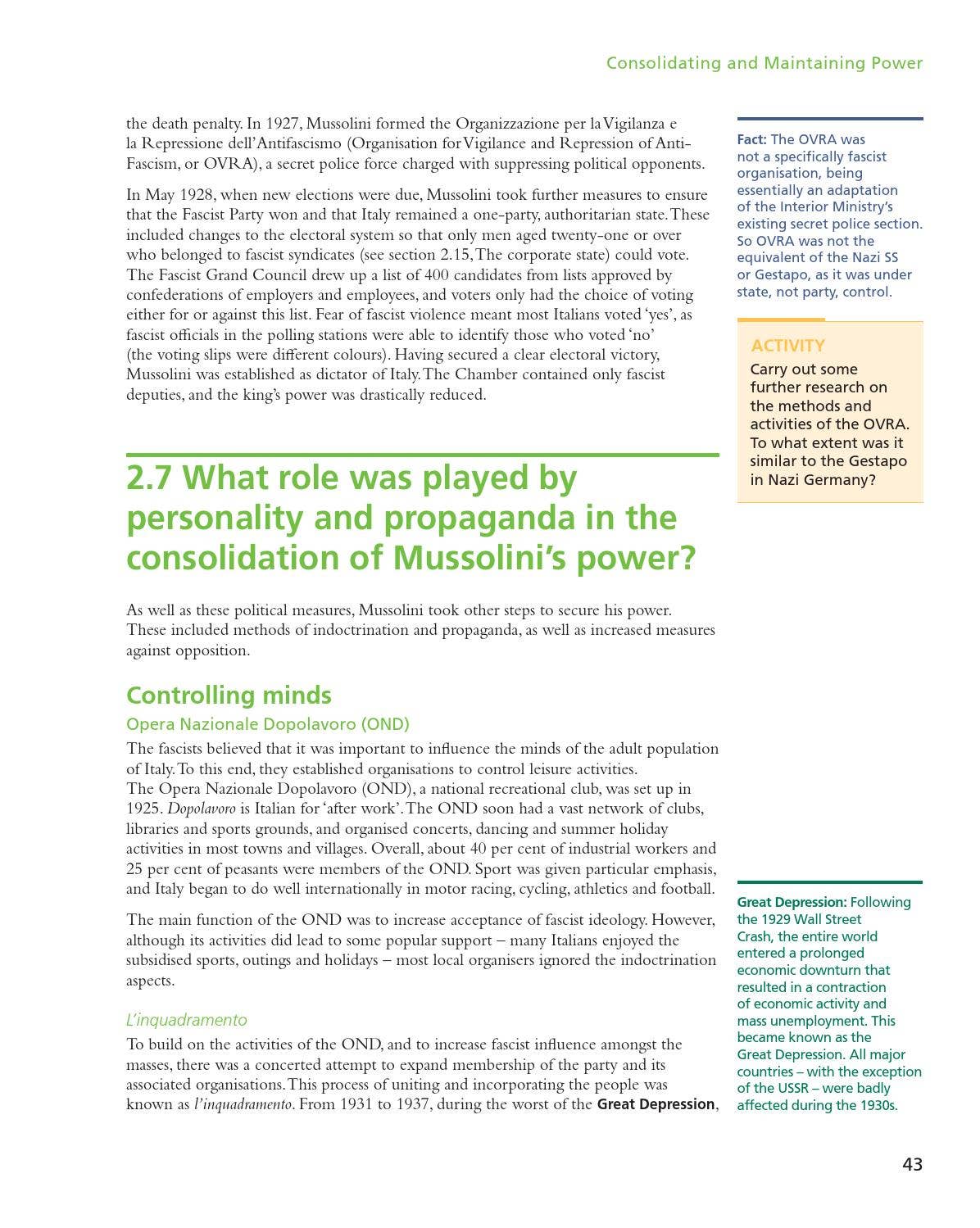 Preview History for the IB Diploma Paper 2: Authoritarian States (20th ...
