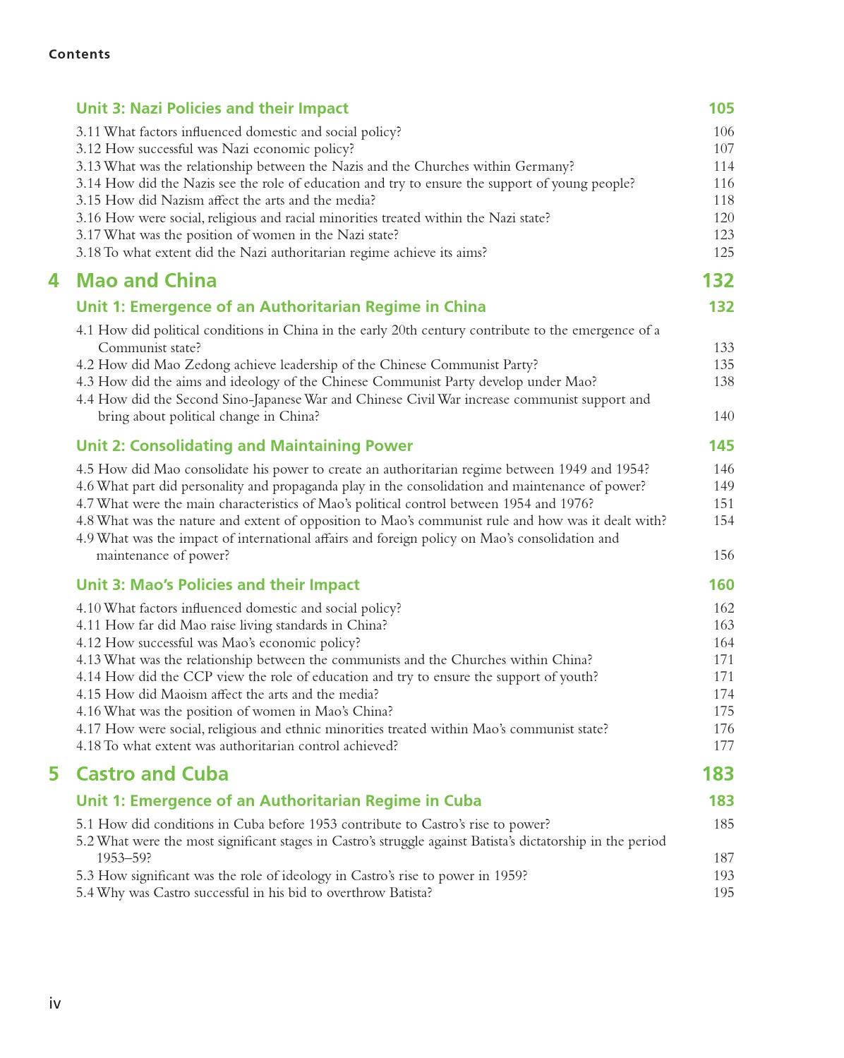 Preview History for the IB Diploma Paper 2: Authoritarian States (20th ...