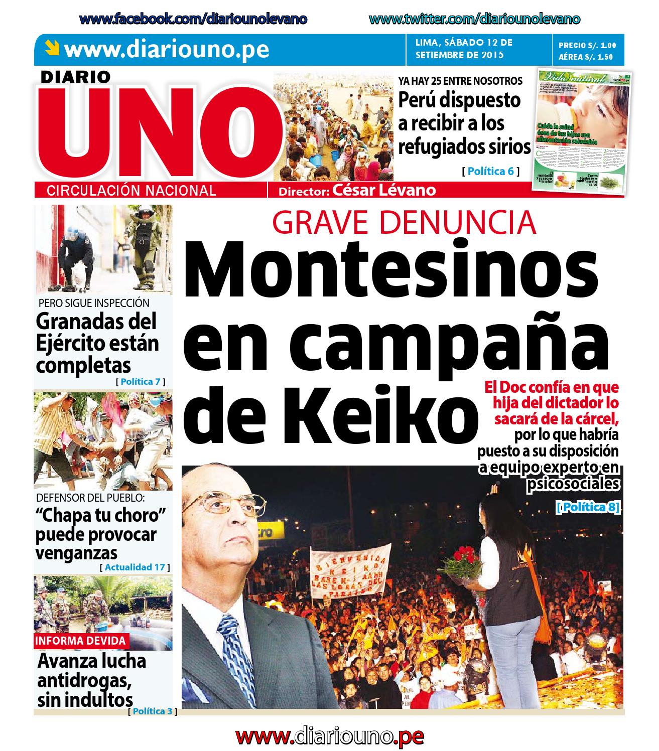 Diario UNO - 12 Setiembre 2015 by Diario UNO - Issuu