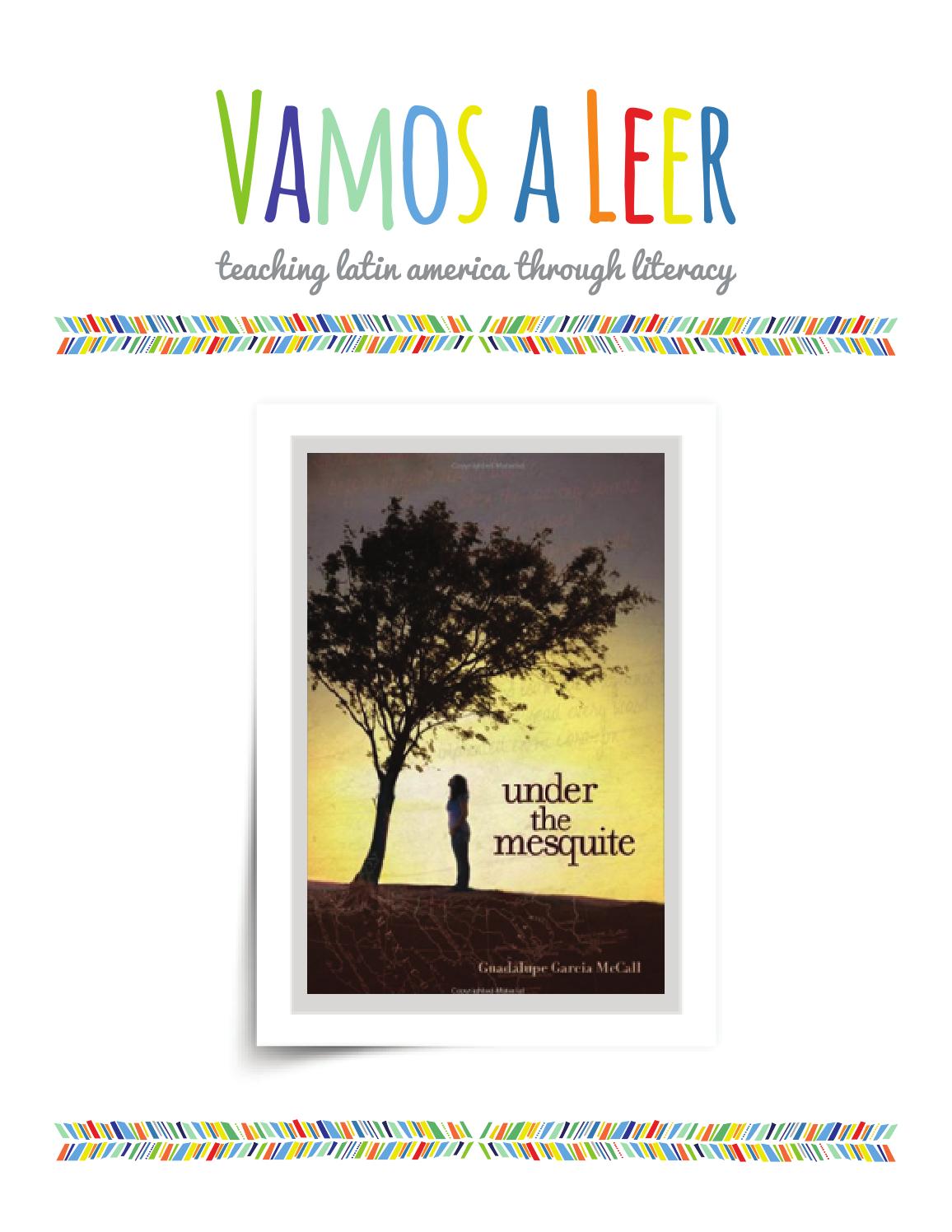 Educator's Guide: Under the Mesquite by Guadalupe Garcia McCall by ...